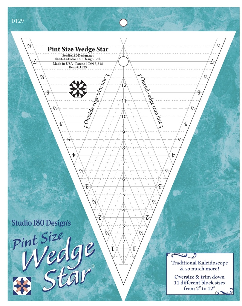 Pint Size Wedge Star-Studio 180 | Cactus Quilt Shop