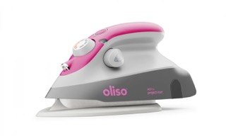 Oliso Mini Iron With Trivet Raspberry | Cactus Quilt Shop